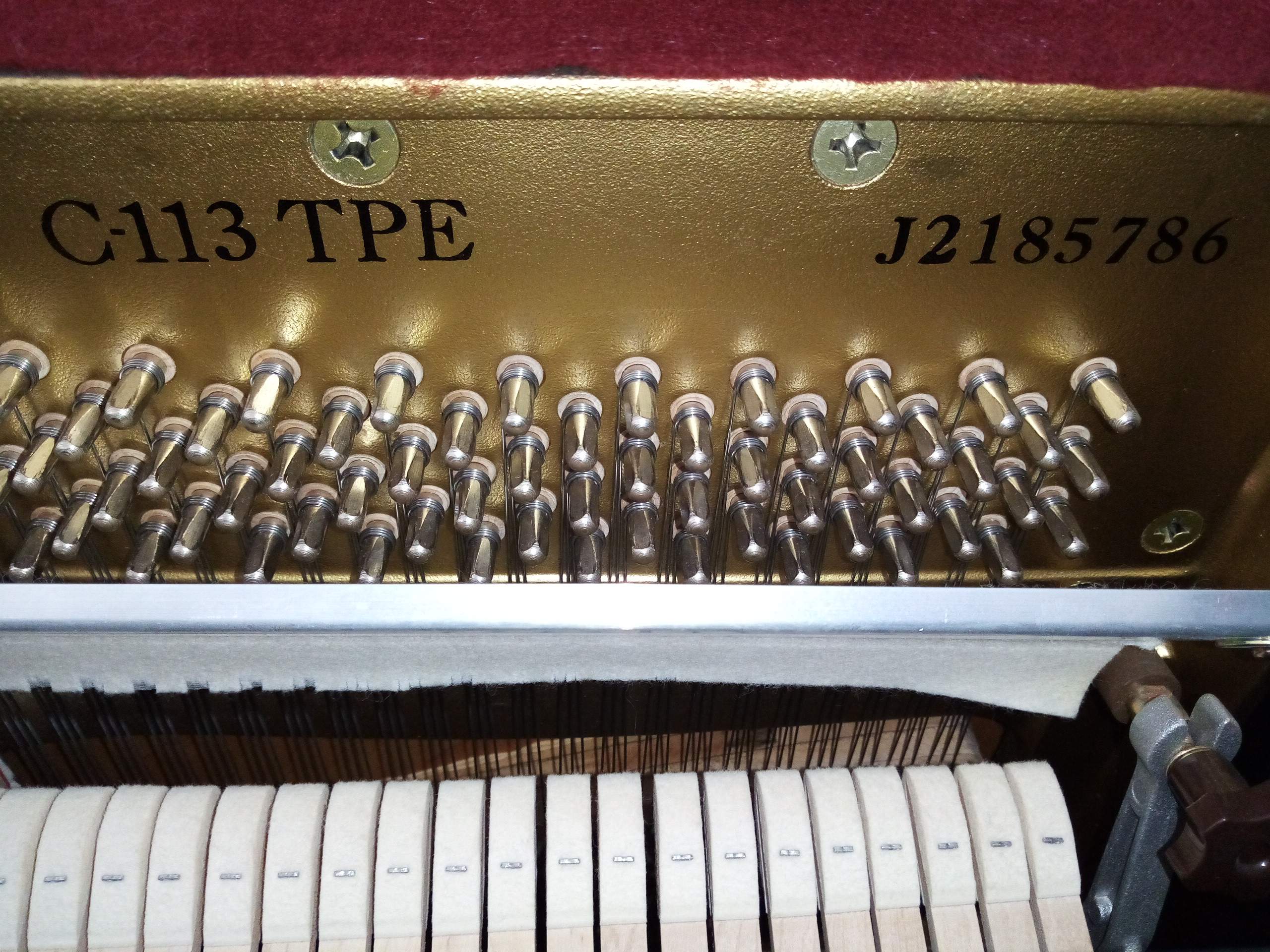 Piano d'occasion Yamaha C113 Tpe | Bietry Musique